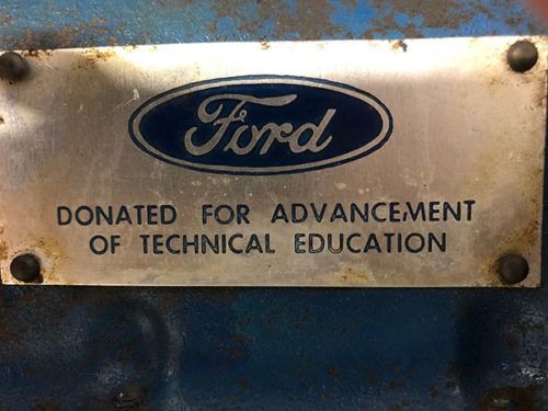 Ford Training Engine - Mustang Museum of America
